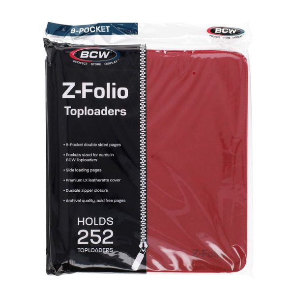 BCW 9-pocket Z-Folio Toploader Portfolio – VTRGaming