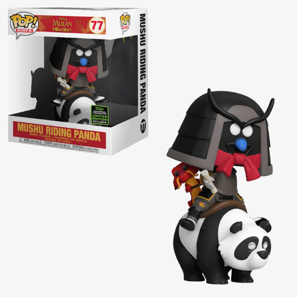 Funko Pop Rides (077) Mushu Riding Panda – VTRGaming